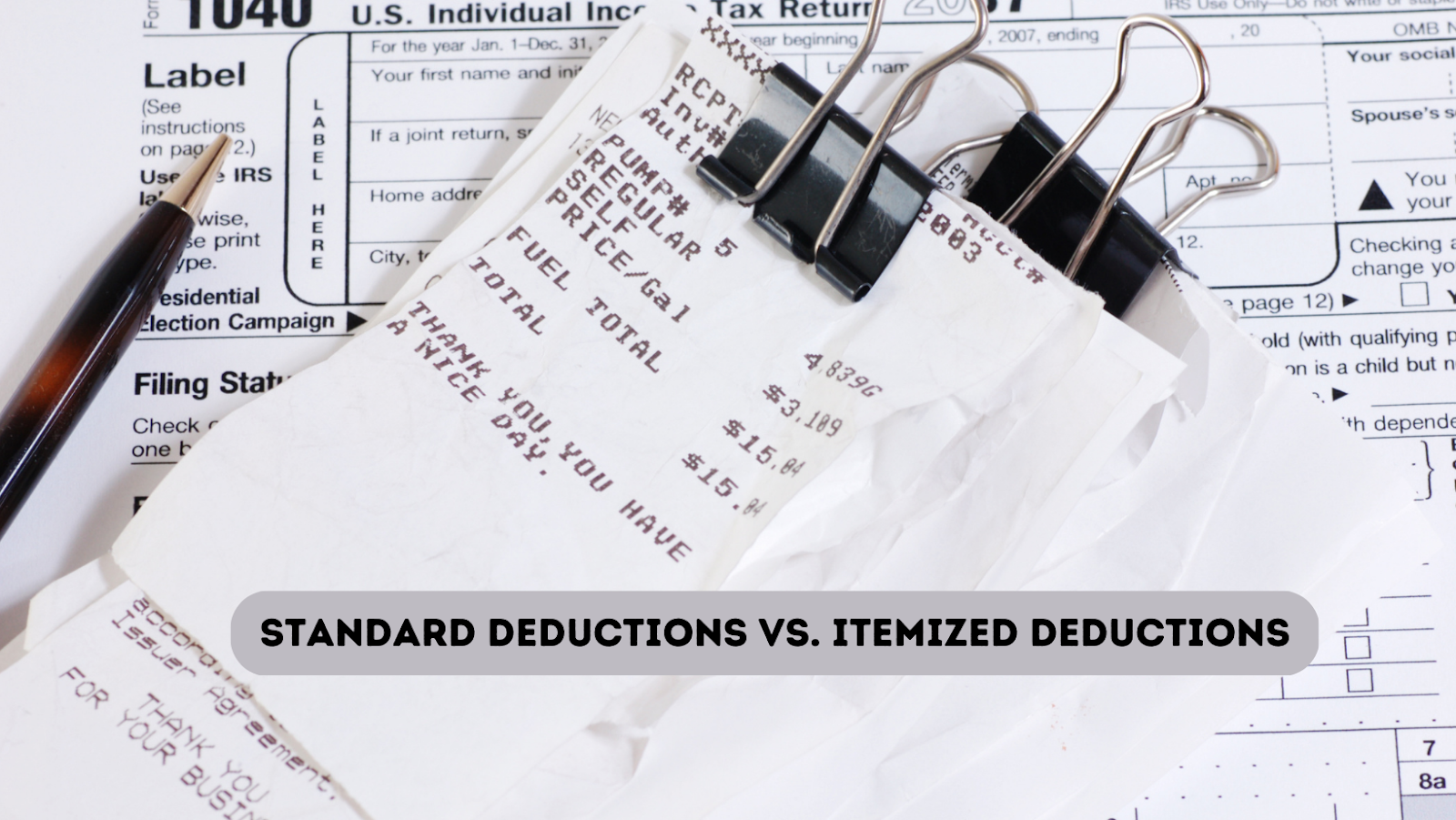 Standard Deductions vs. Itemized: Choosing Wisely – Wealth Factory ...